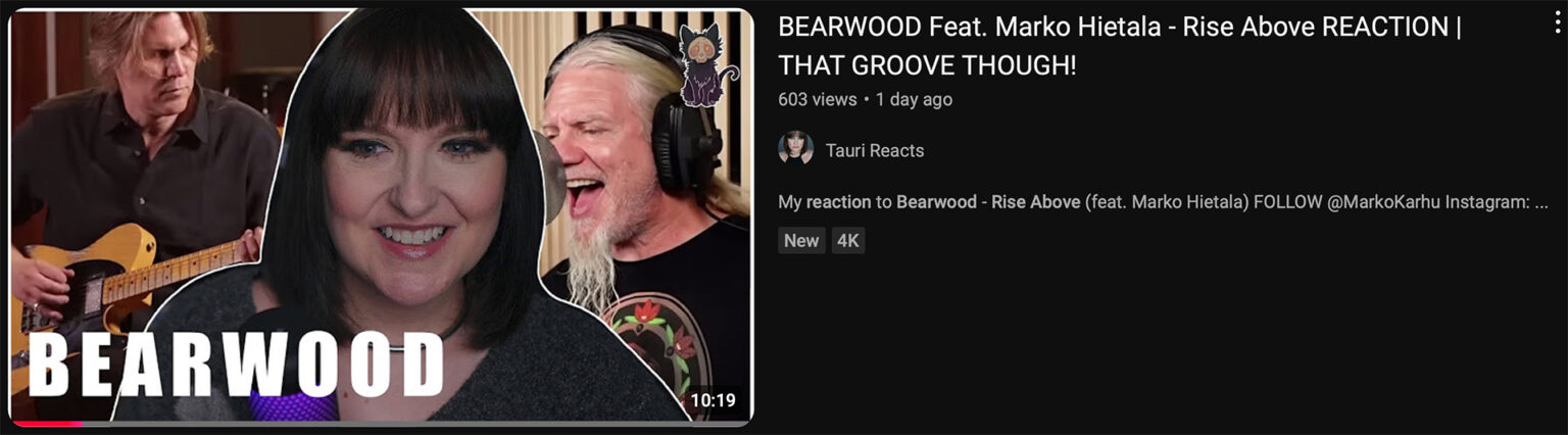 Tauri reacts: Rise Above – Bearwood